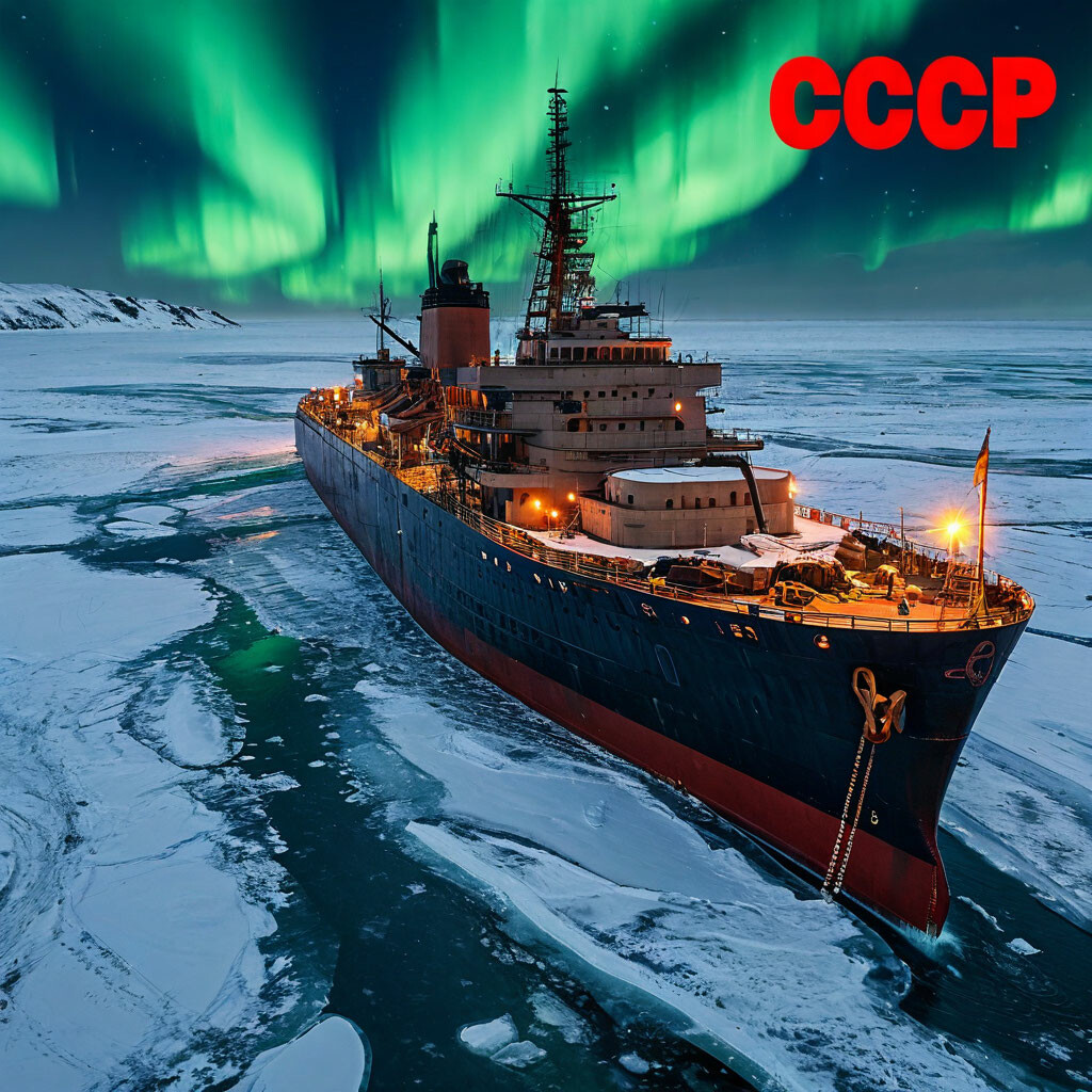 "The world's first nuclear icebreaker from the USSR, legacy of the USSR ...