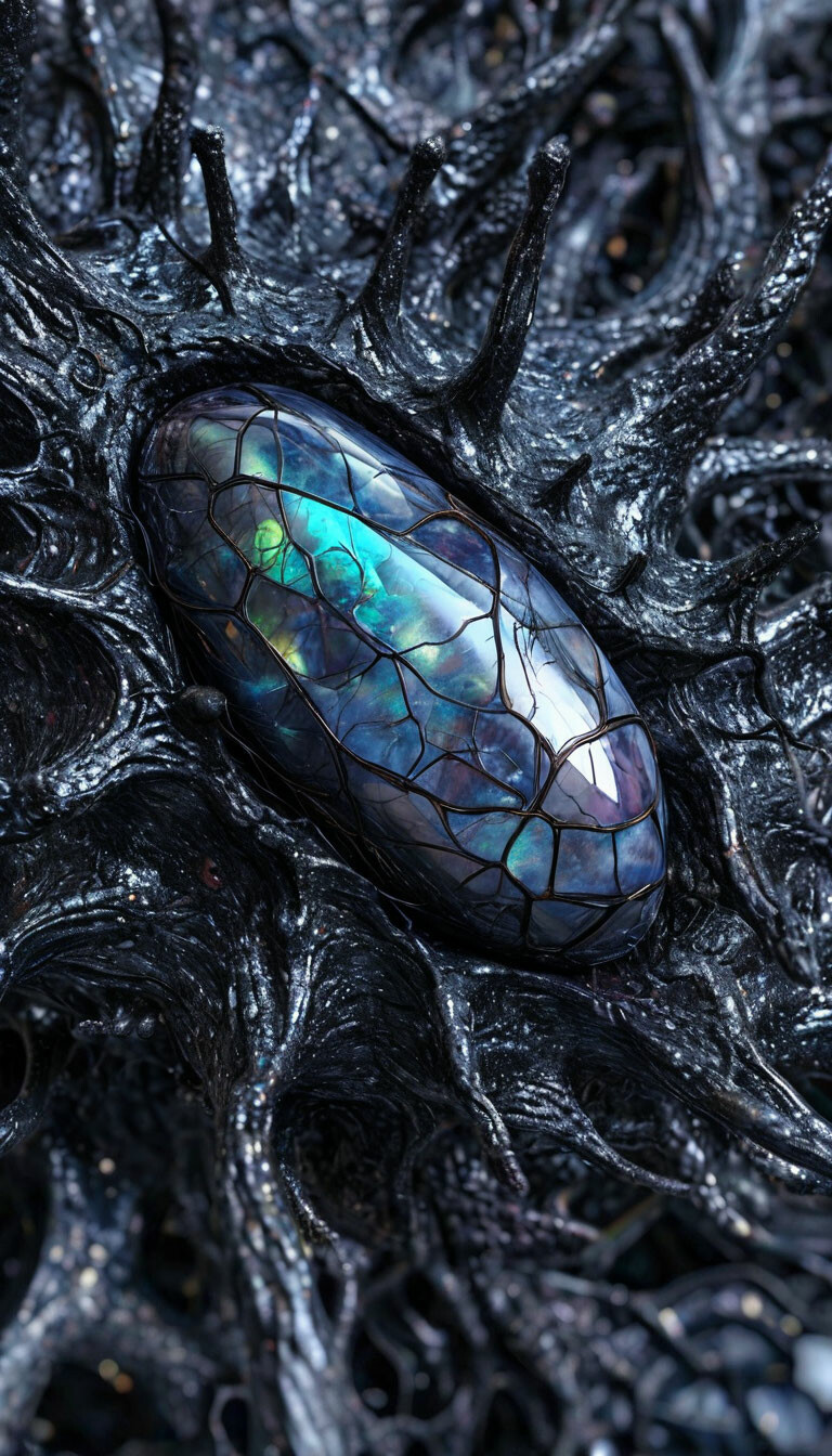 "X-ray electrocardiographic,black …" — image created in Shedevrum