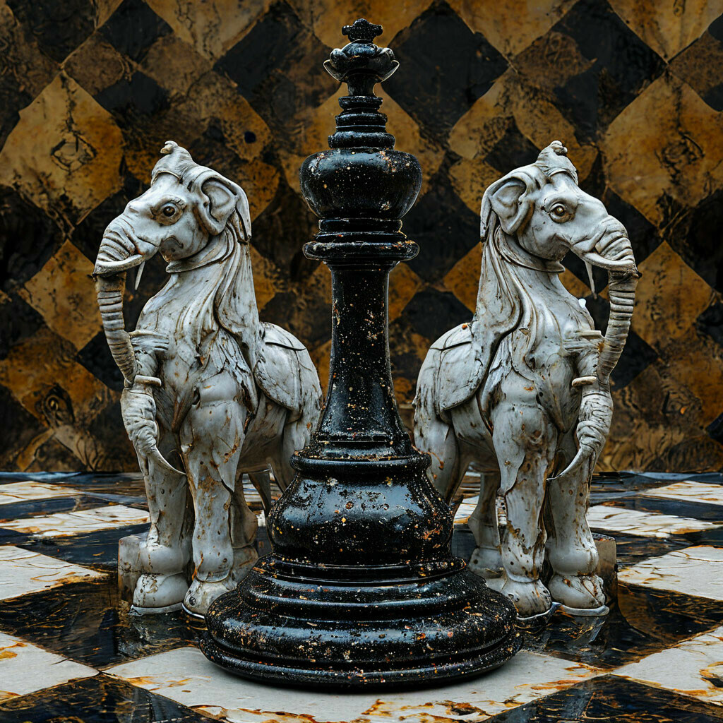 "Tsutsvang chess board Fractal, …" — image created in Shedevrum