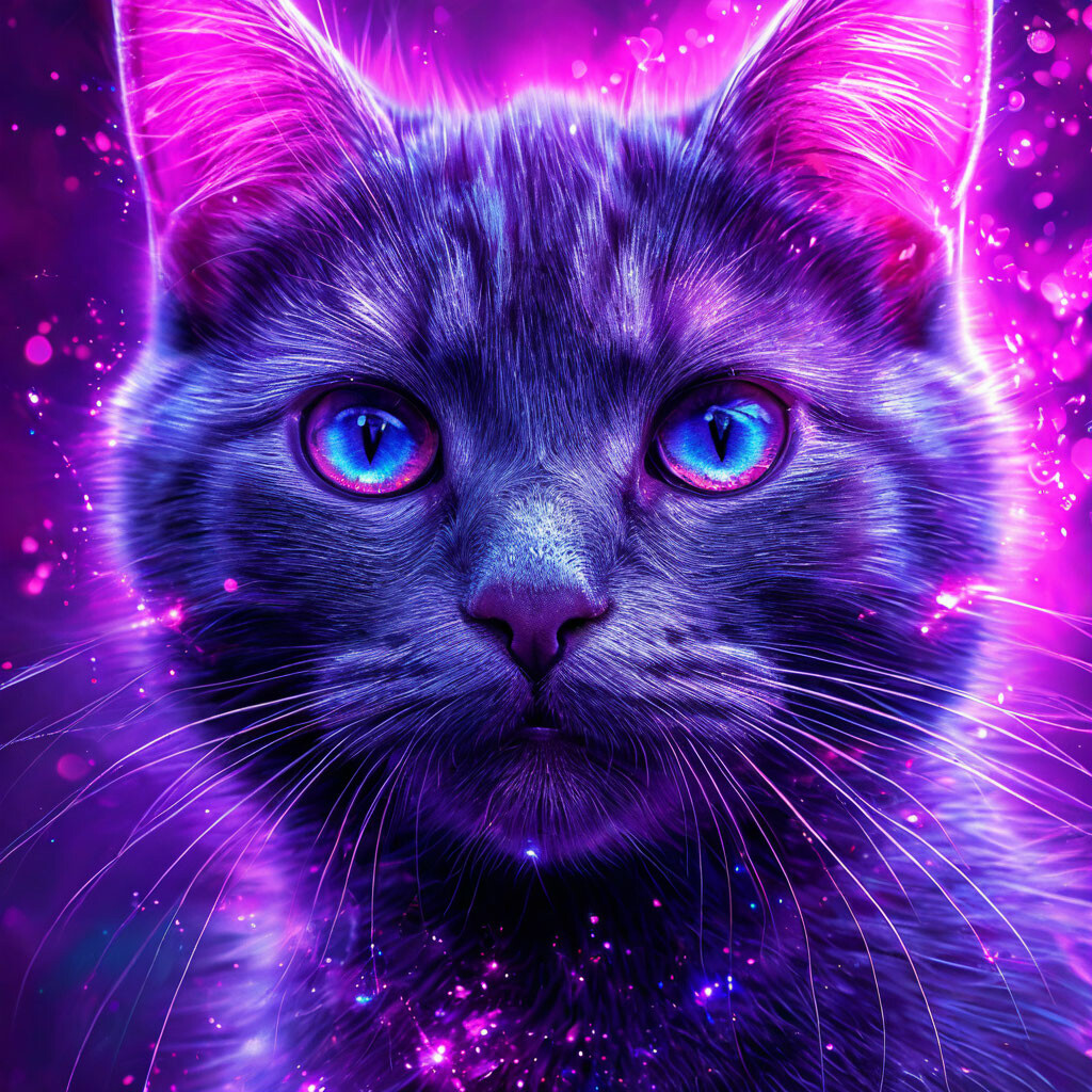 «Прекрасный яркий неоновый розовый и…» — картинка создана в Шедевруме