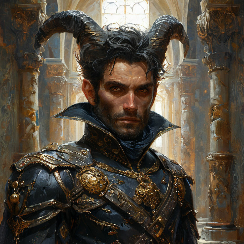 "Azazel" — image created in Shedevrum