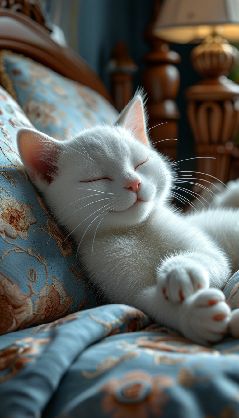 «Cute figaro cat disney pixar белый …» — картинка создана в Шедевруме