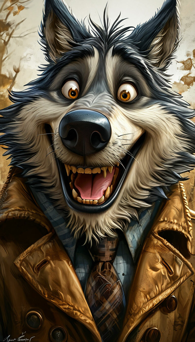 "Lee Bogle+Alexey Kurbatov, Moranov, disney, funny wolf face from the ...