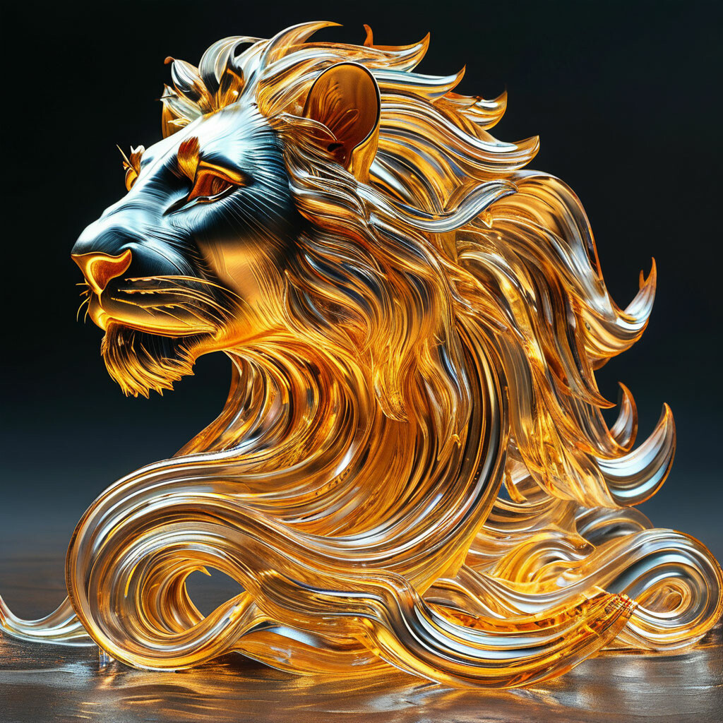 "Optical illusion of a transparent …" — image created in Shedevrum