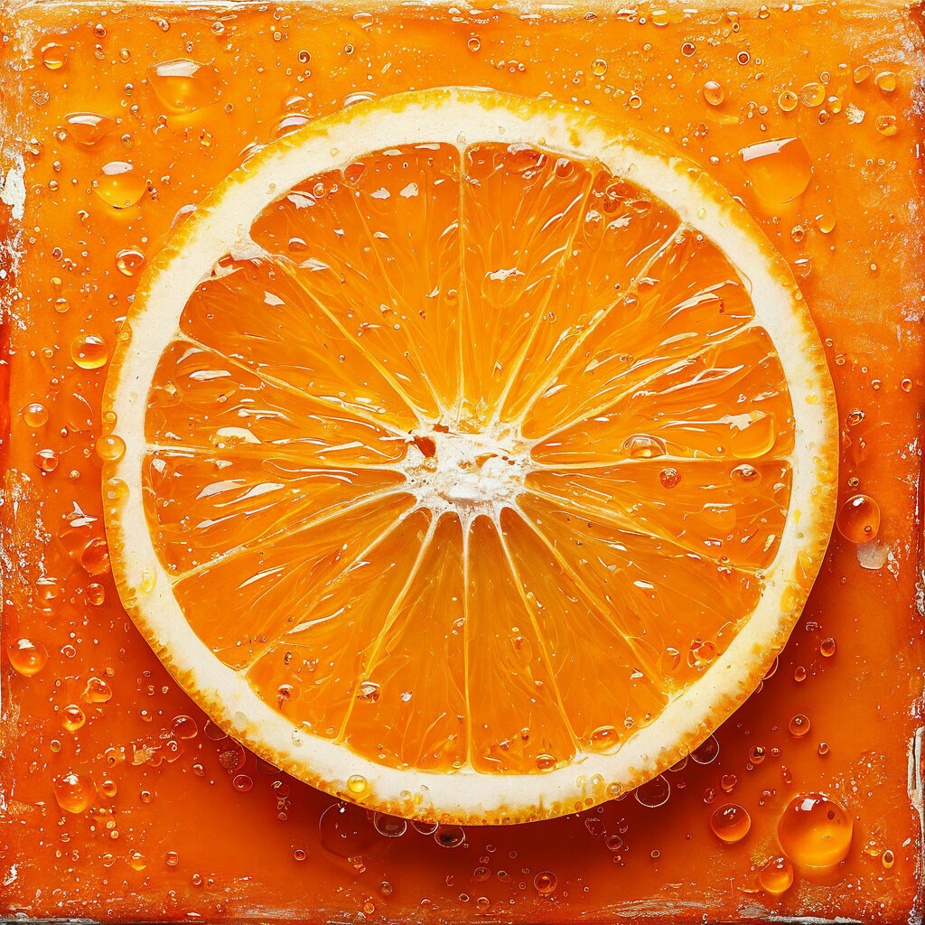"Orange orange orange" — image created in Shedevrum