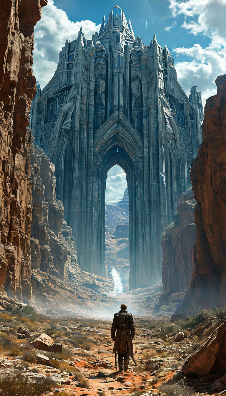 "Stargate of Atlantis, horror, gigantism, epic, hell gate,mars" — image ...