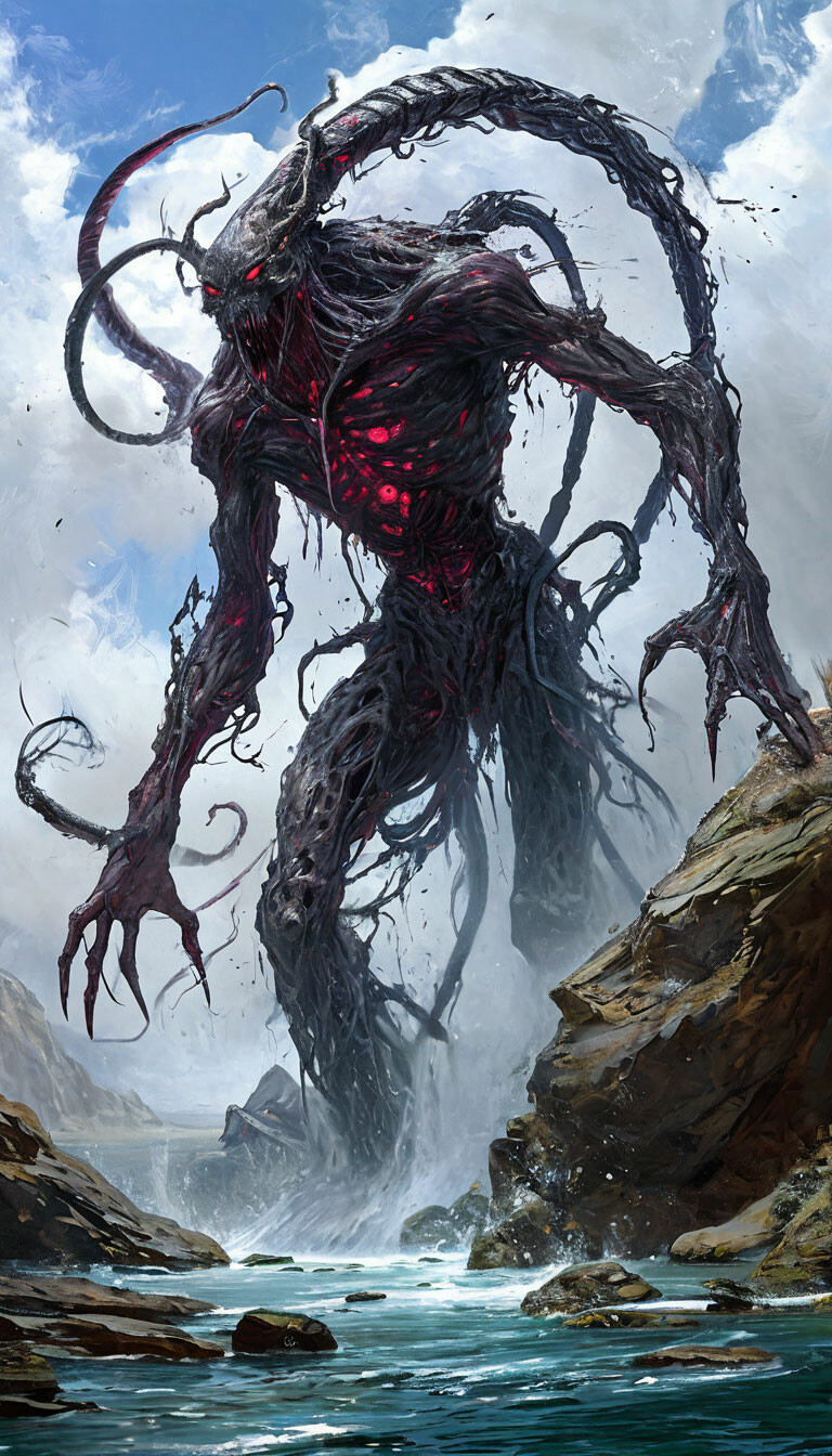 "Abhot ( Creeping Chaos ), an Archdemon, a flat likeness of ...