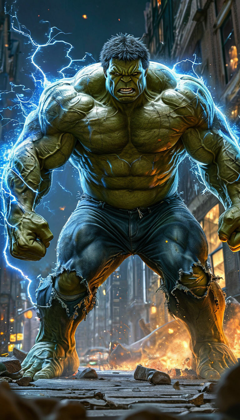 "The electric Hulk is able to control the electricity of the first ...