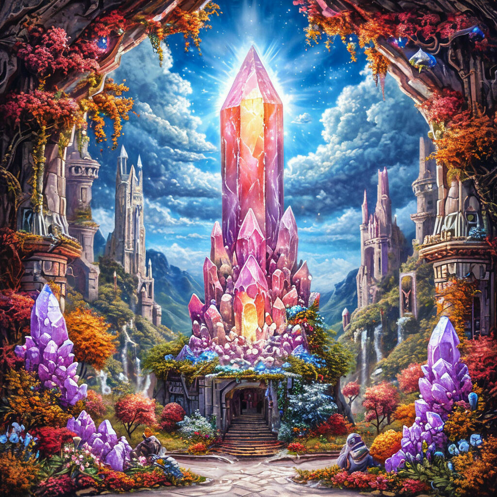"The Magic Crystal" — image created in Shedevrum