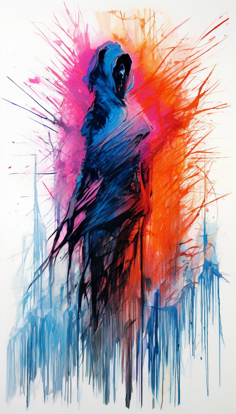 "Wonderful Gifts, Requiem of the Doomed, contour drawing, Marana runs ...