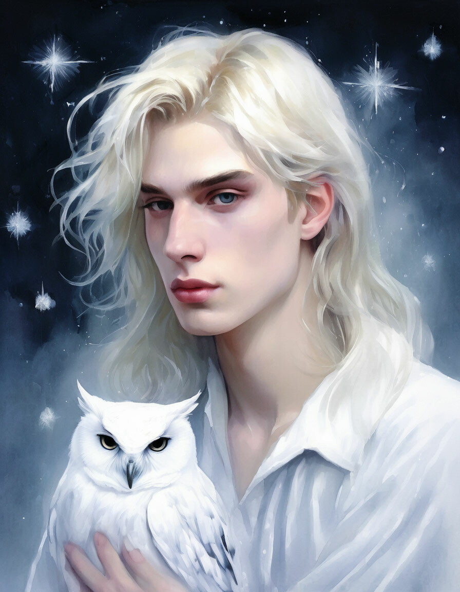 watercolor drawing neon lighting, dim lighting, sfumato shades of white ...