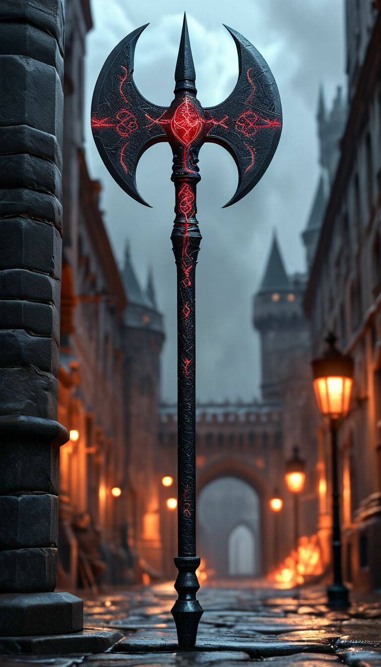 «Halberd for Prince Dimir Large Long…» — картинка создана в Шедевруме