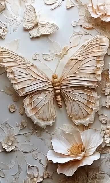 «Chantilly lace,smuffato, talcum powder pattern, spray painting ...