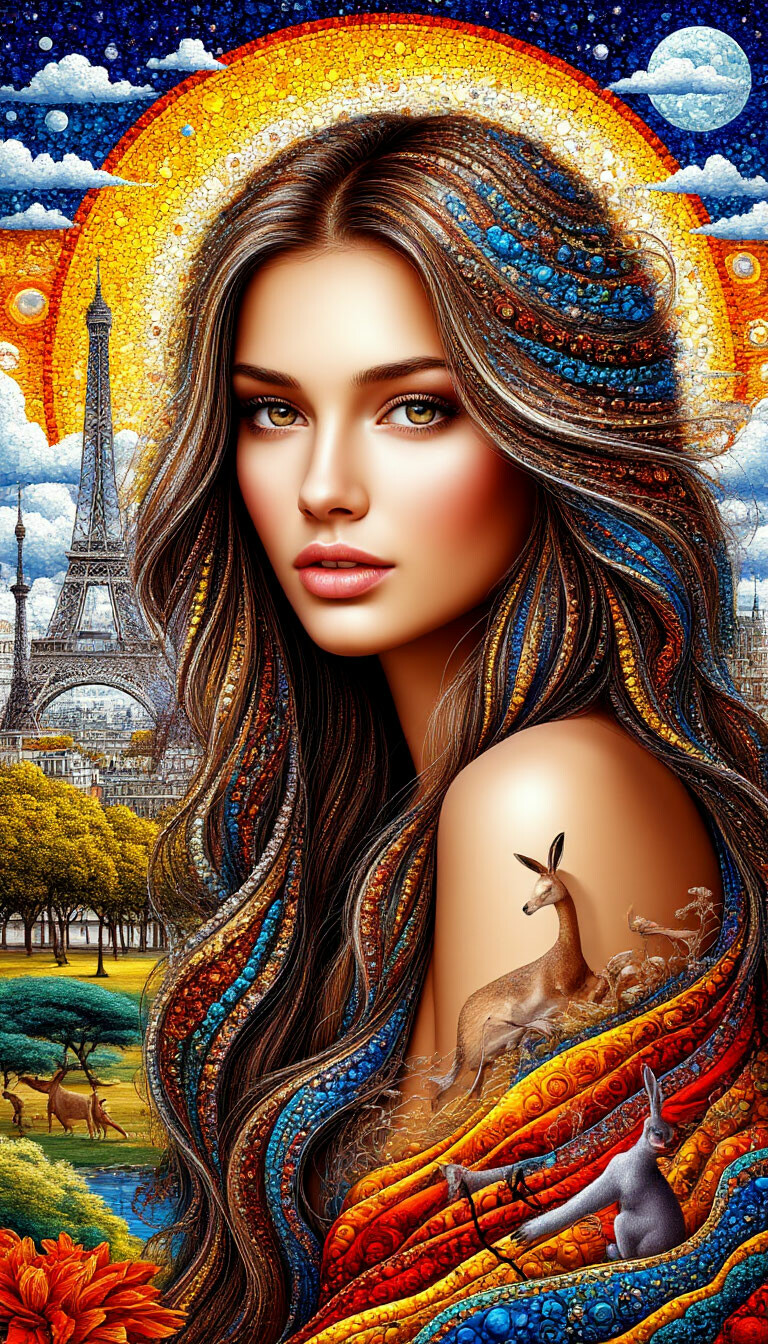 "Beauty+long hair+beautiful face+destiny's face+dazzlingly beautiful ...