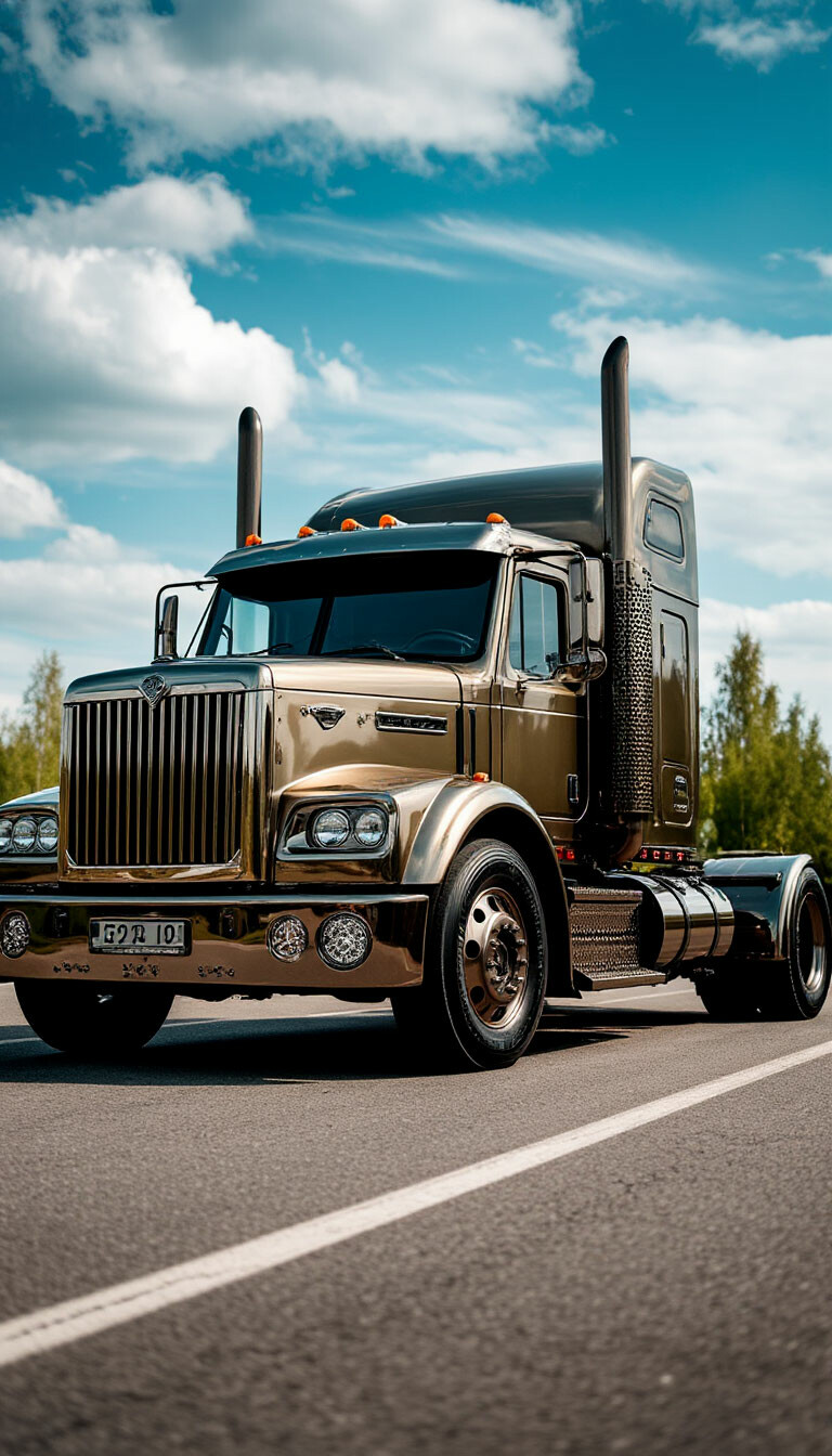 "Professional photo: hybrid sports truck: "GAZ+ZIL+MOAZ", modern tuning ...