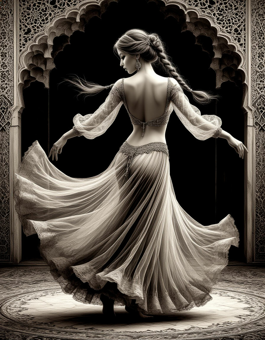 "☪ Восток - дело тонкое ☪ Multi-layered composition. The concubine of ...