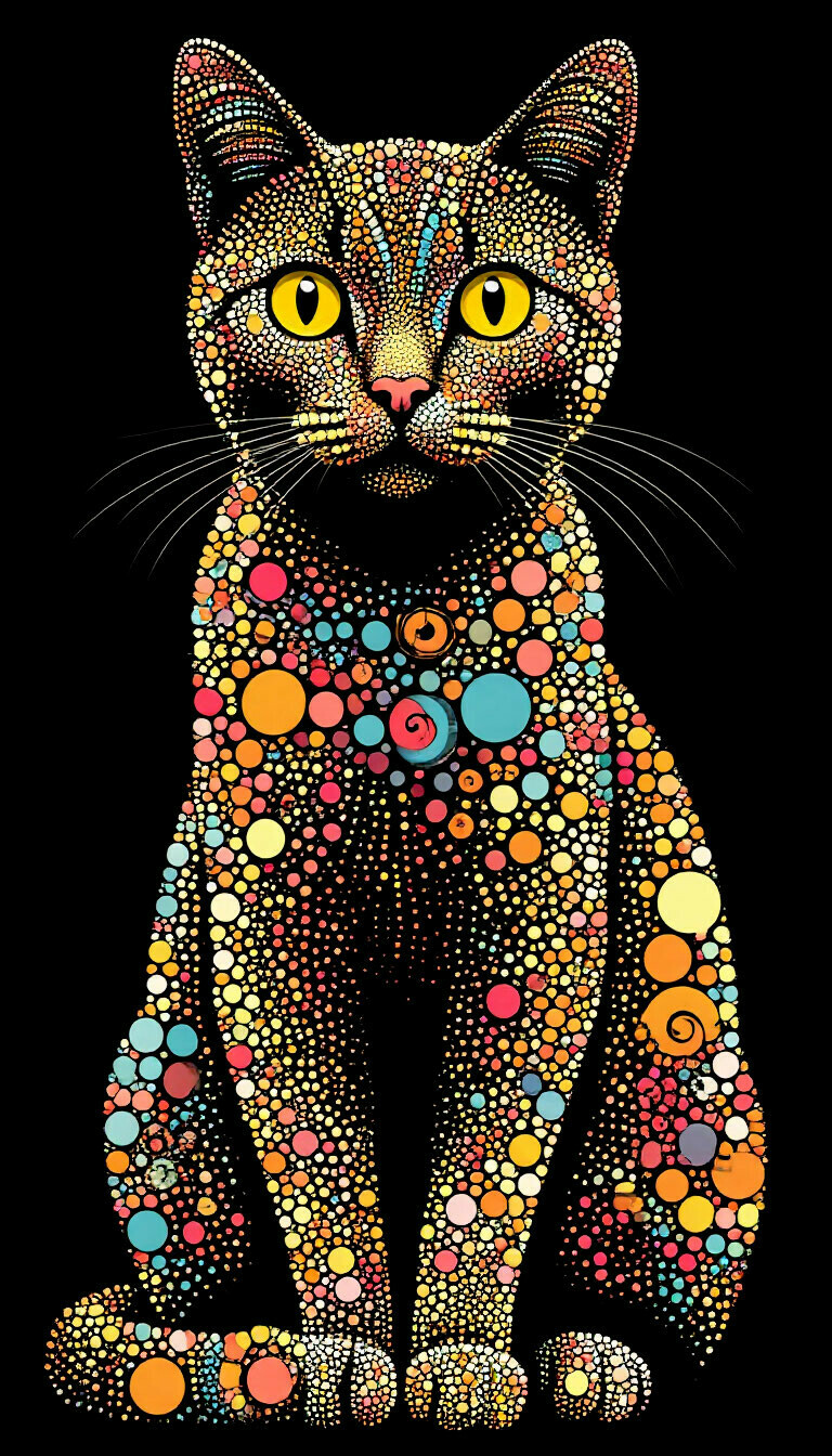 "Primitivism, 2D digital vector illustration in the style of giant ...