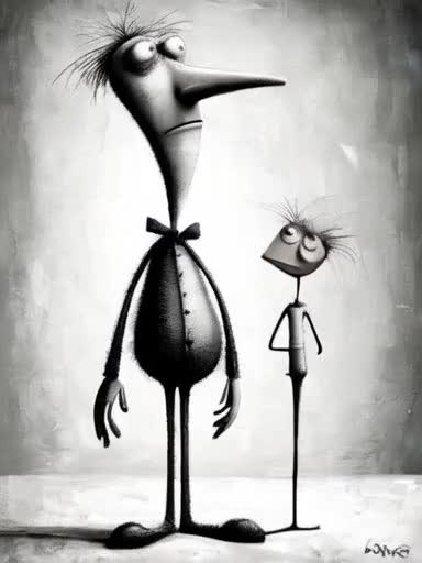 "Talento. al estilo de Rob Scotton figura alta en piernas largas ...