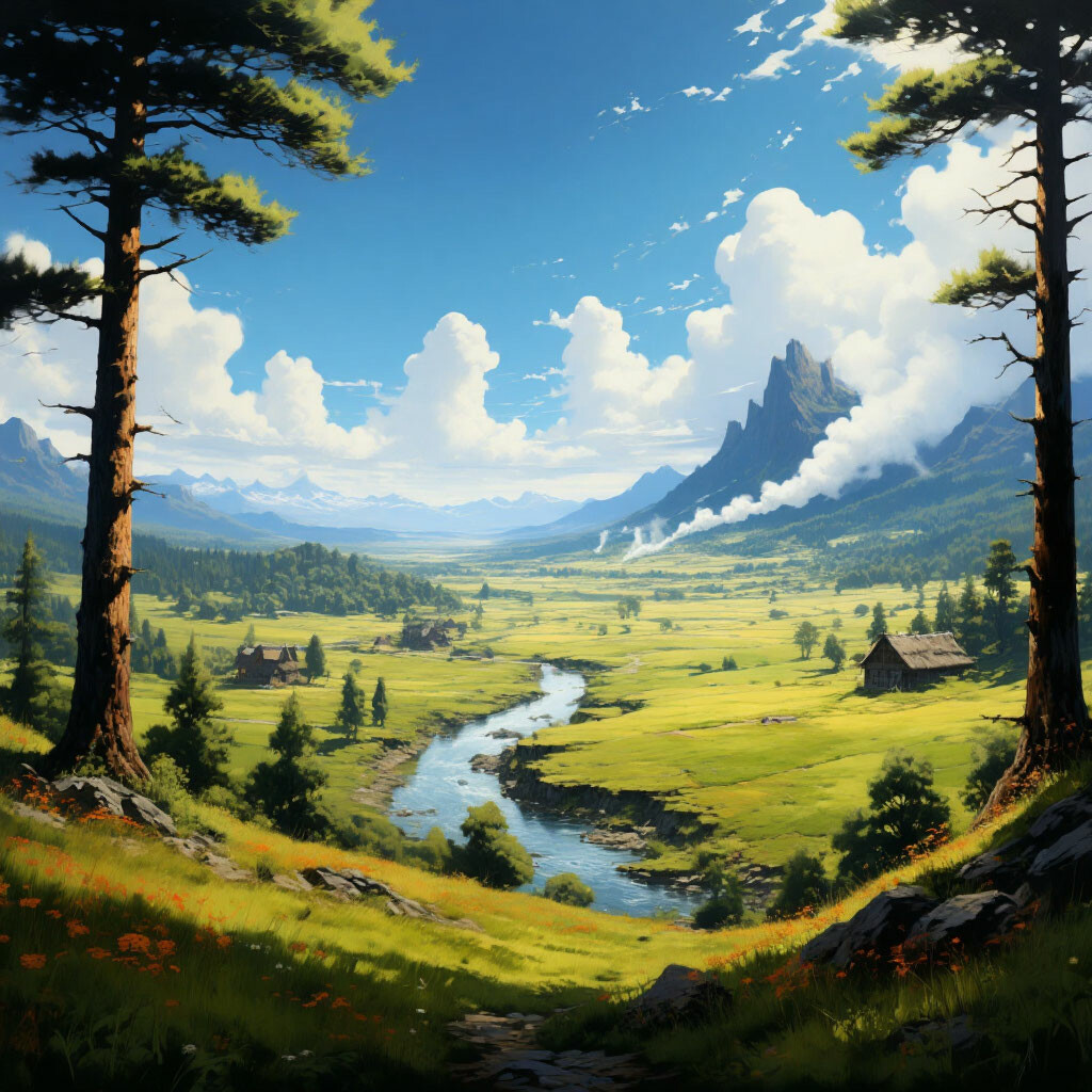 "Incredible kbile, fantastic view, beautiful landscape, realistic ...