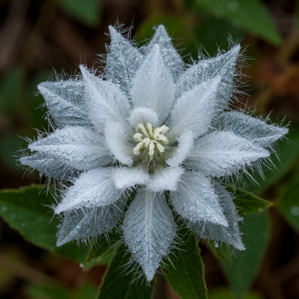 "Frost flower" — image created in Shedevrum