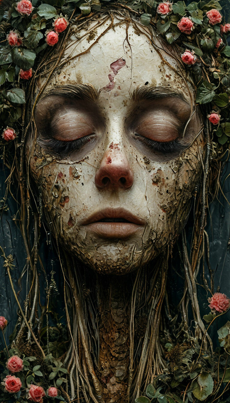 "The aesthetics of the disgusting" — image created in Shedevrum