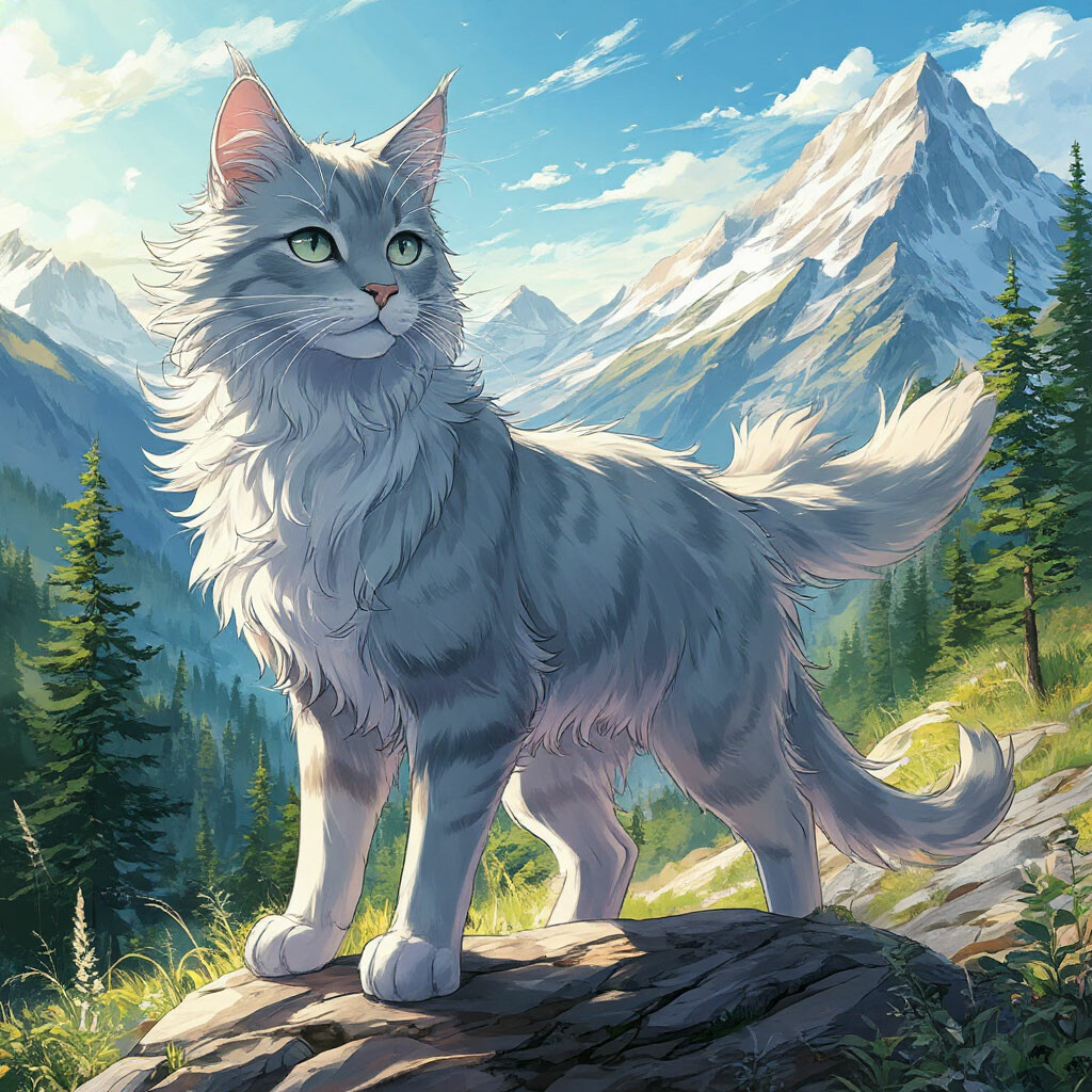 "💨 The element of wind.Cats warriors anime manga.It's airy.Transparent ...