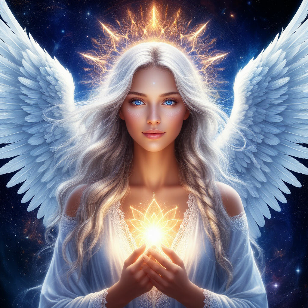 "I'm a pure bo..light, for a beautiful woman is an angel unearthly ...