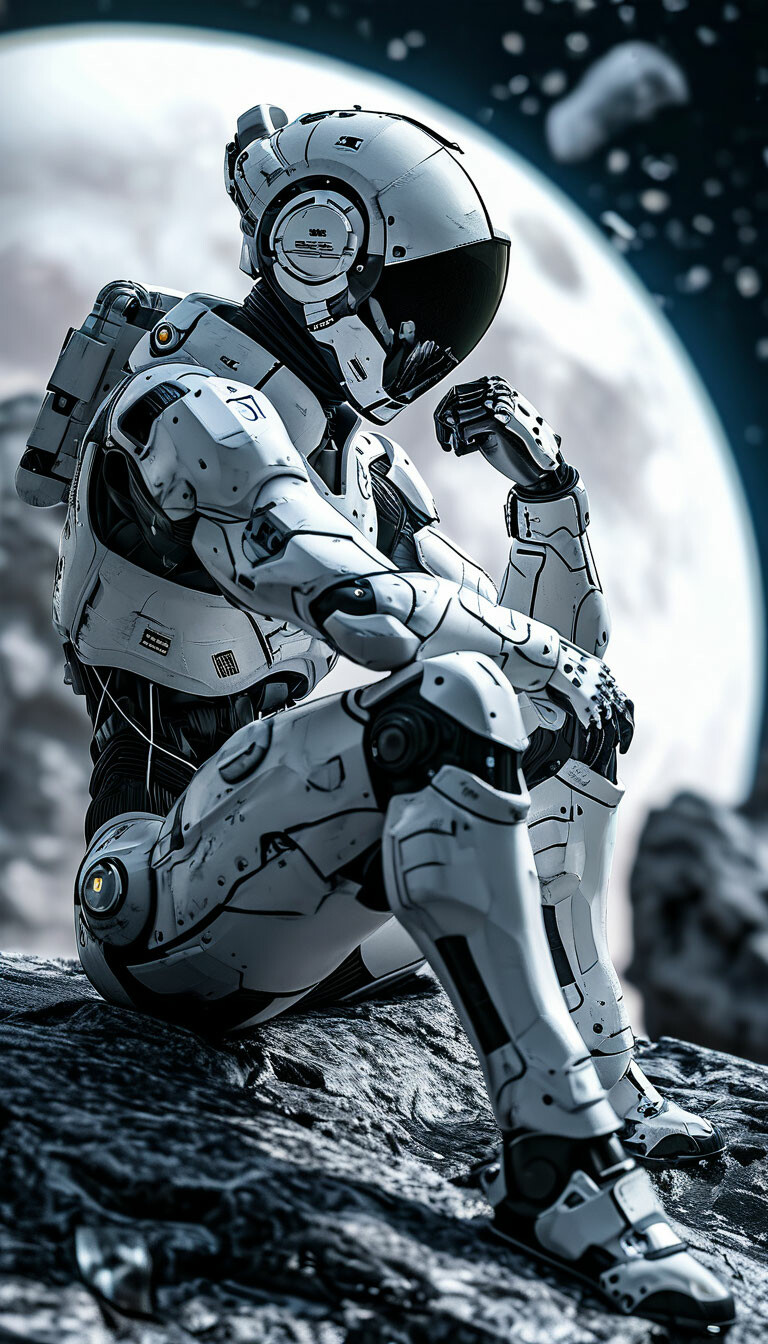 "Ludens explores the matrix of the moon, the digital code of the ...