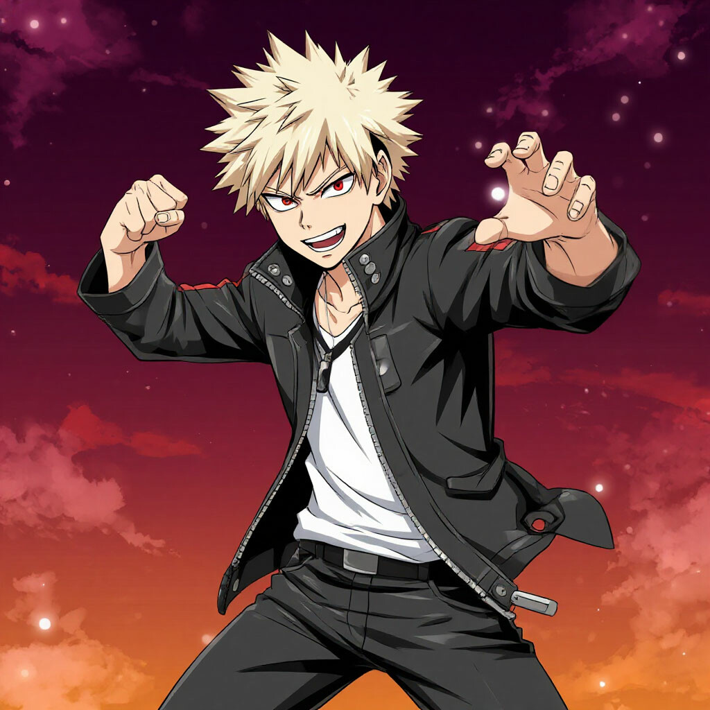 «Bakugou Dance» — video created in Shedevrum