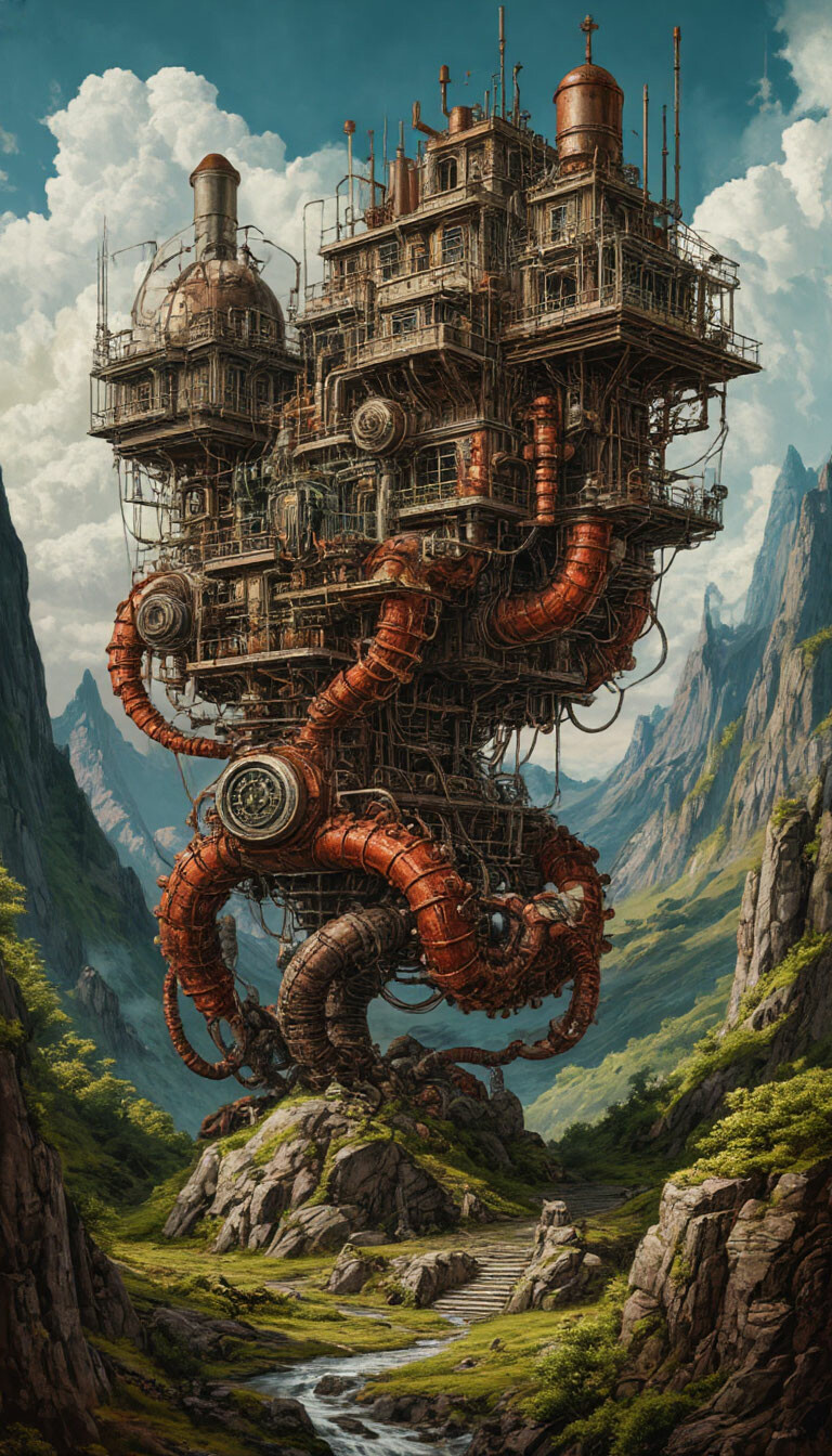 "The tensor" — image created in Shedevrum