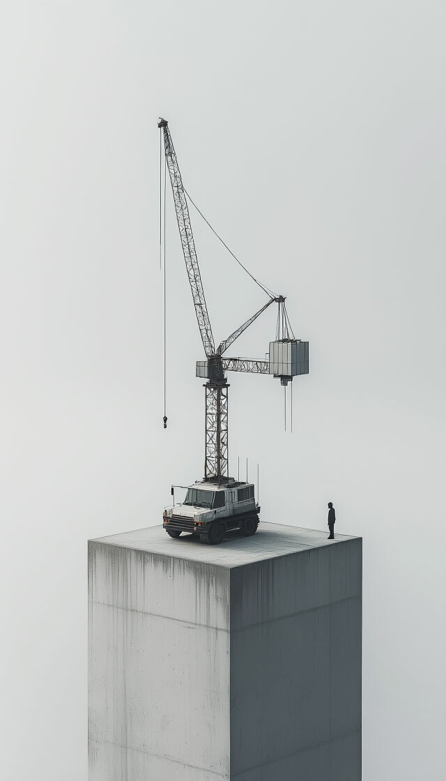 "Grey everyday life Minimalism white day gradient fog introvert's ...