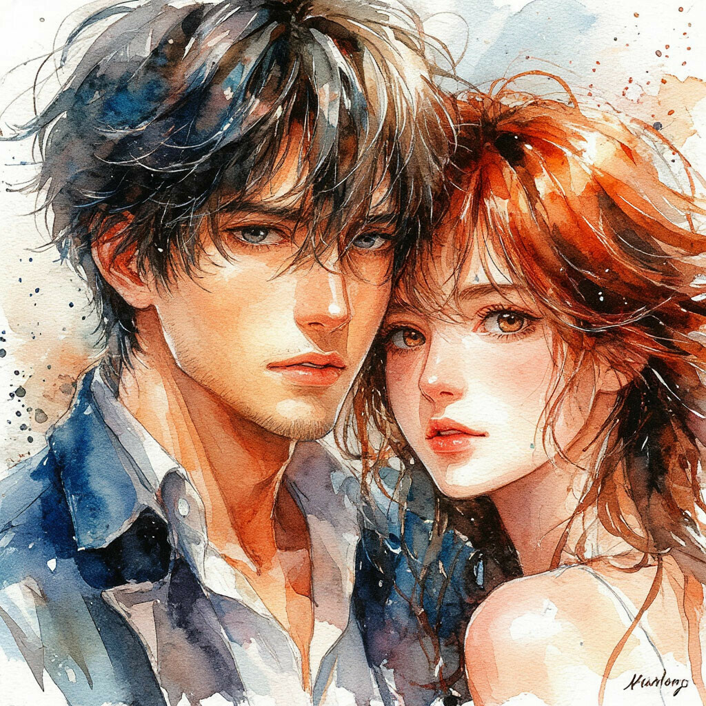 "Anime, he's nobody before her, close-up of Willem Haenraets ...