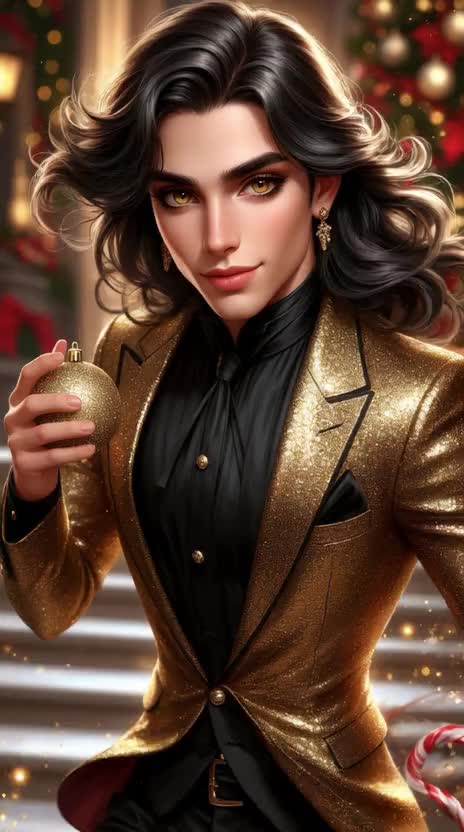 «🎁🎄InDREAMS from Nyusiko 💖 A close-up from a lower angle on his steps ...