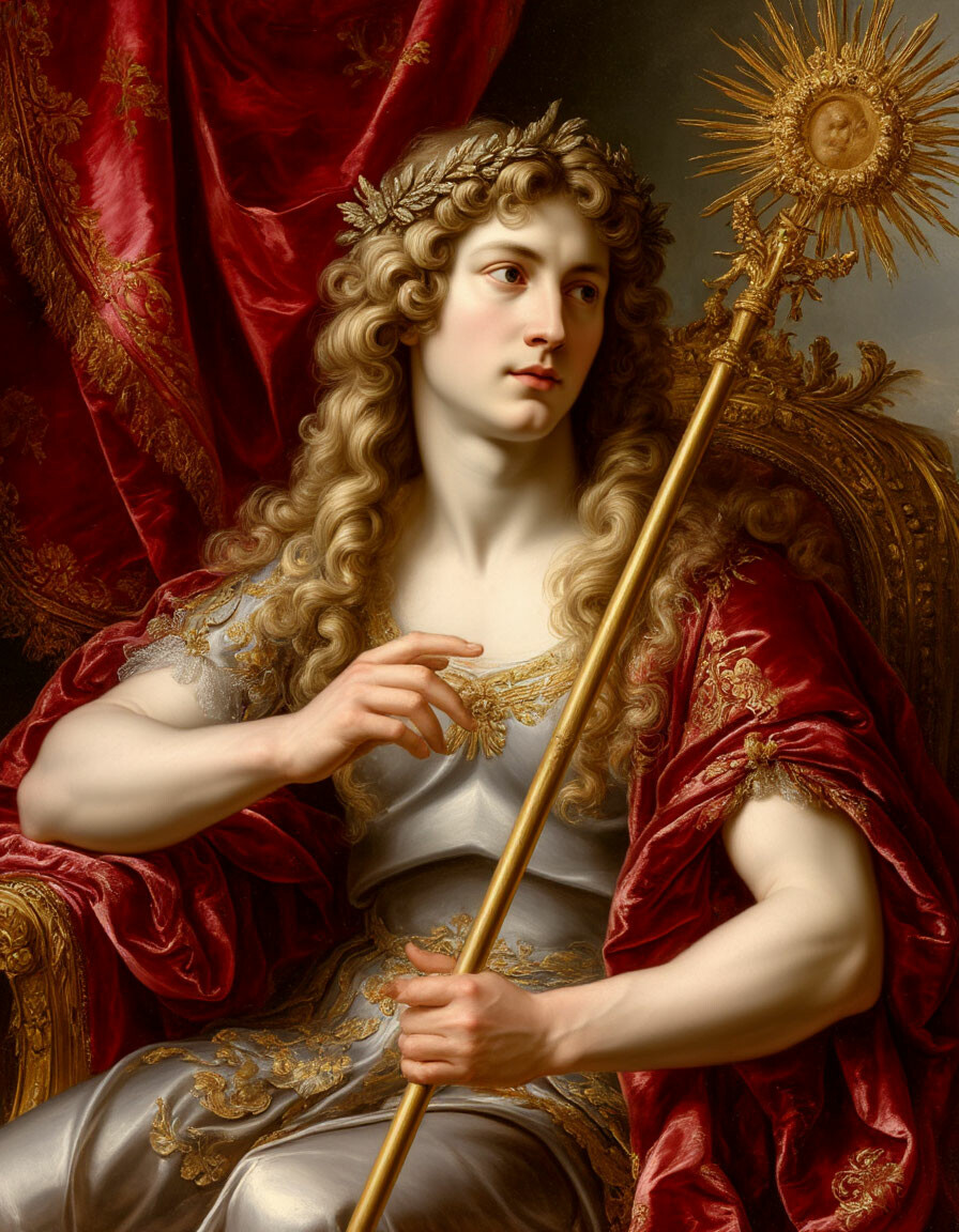 "Style: Jean Nocret +Mikhail Zichi+Rubens+ +Harrison Fischer. young ...