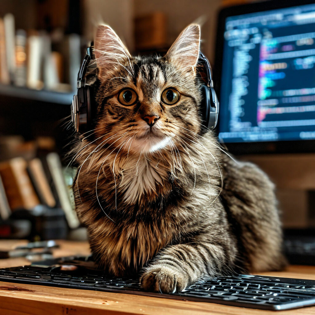 "A typical technical support …" — image created in Shedevrum