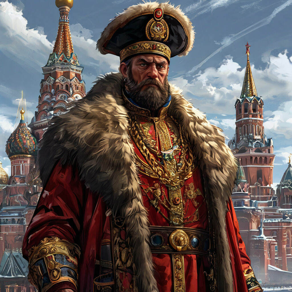 "The personification of Russia 4k" — image created in Shedevrum