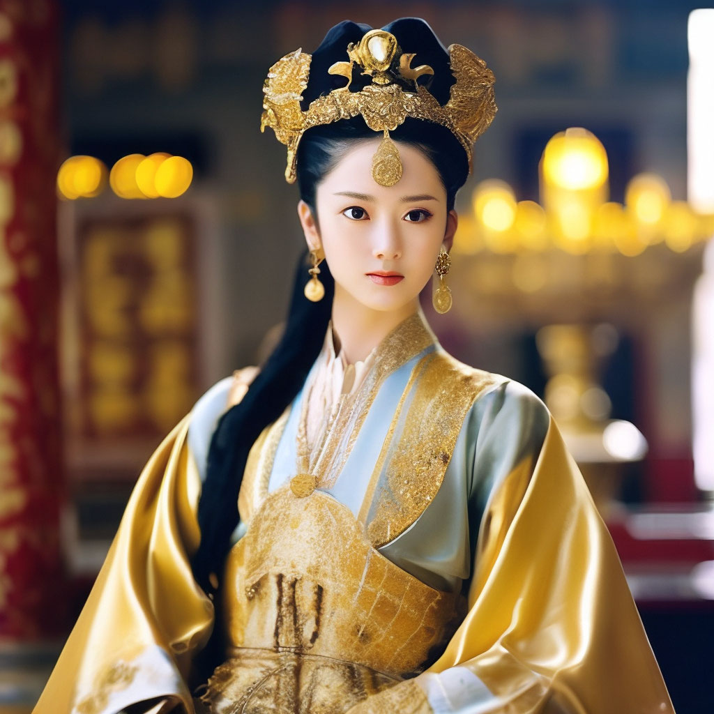 "🤍🤍🤍 The beautiful daughter of the Chinese emperor of the Tang Dynasty ...