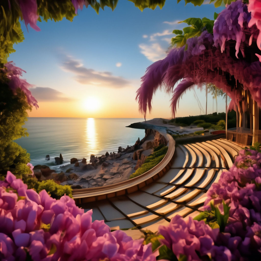 "🏖Side holidays scene_panorama_cookly_image of Side vacation_1 layered ...