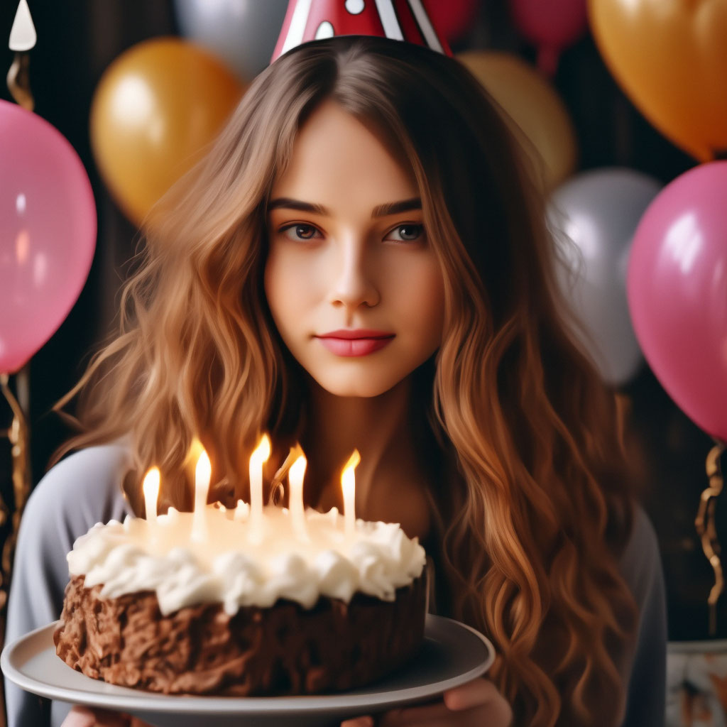 "My birthday is April 15th)" — image created in Shedevrum
