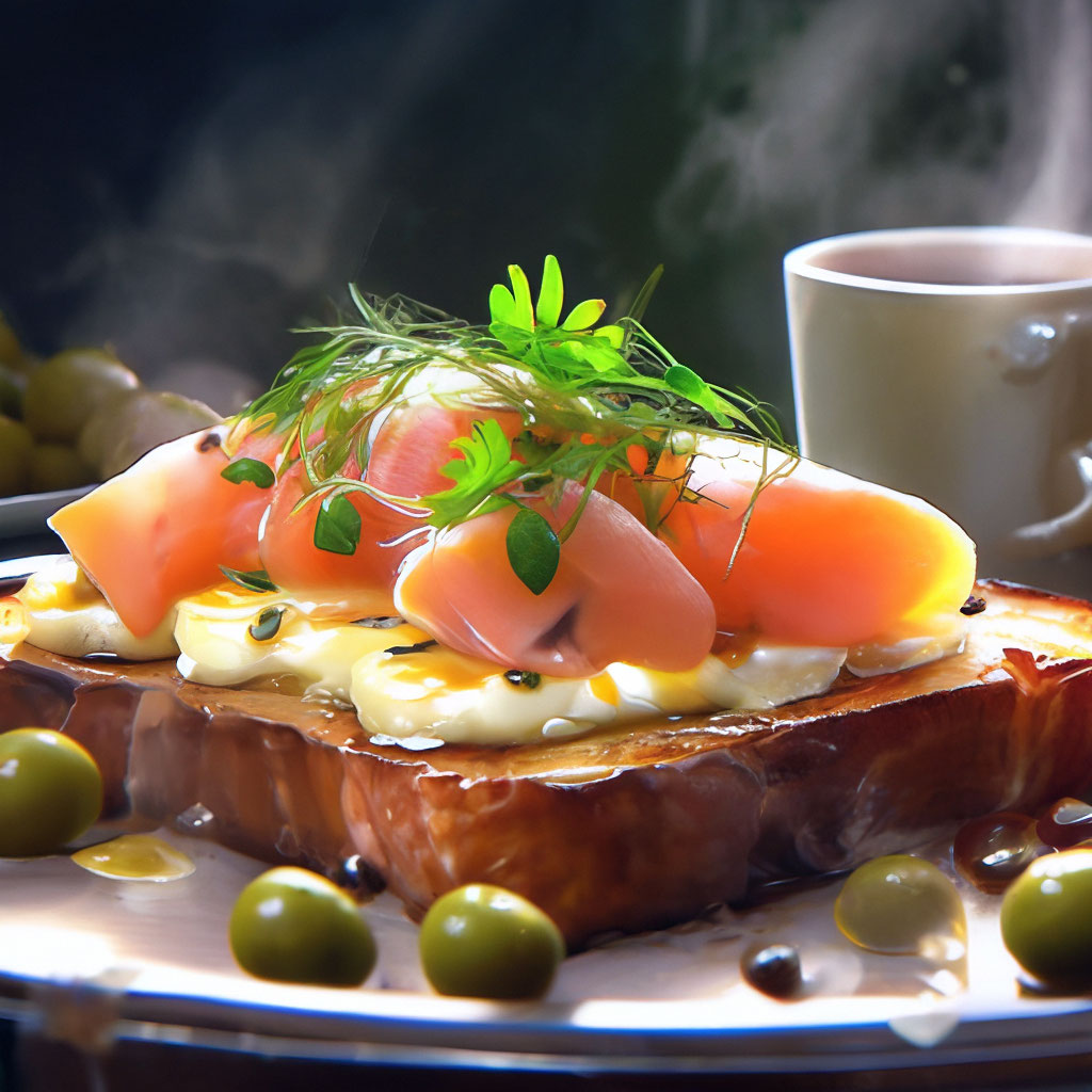 "Contest in tg@KozinaArt Toast for breakfast🍞🥖 concept art food-art ...