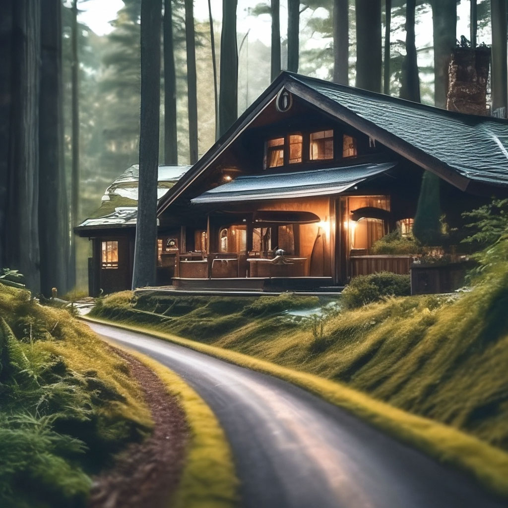 "A HOUSE where you are loved and expected. cozy house ,forest ...