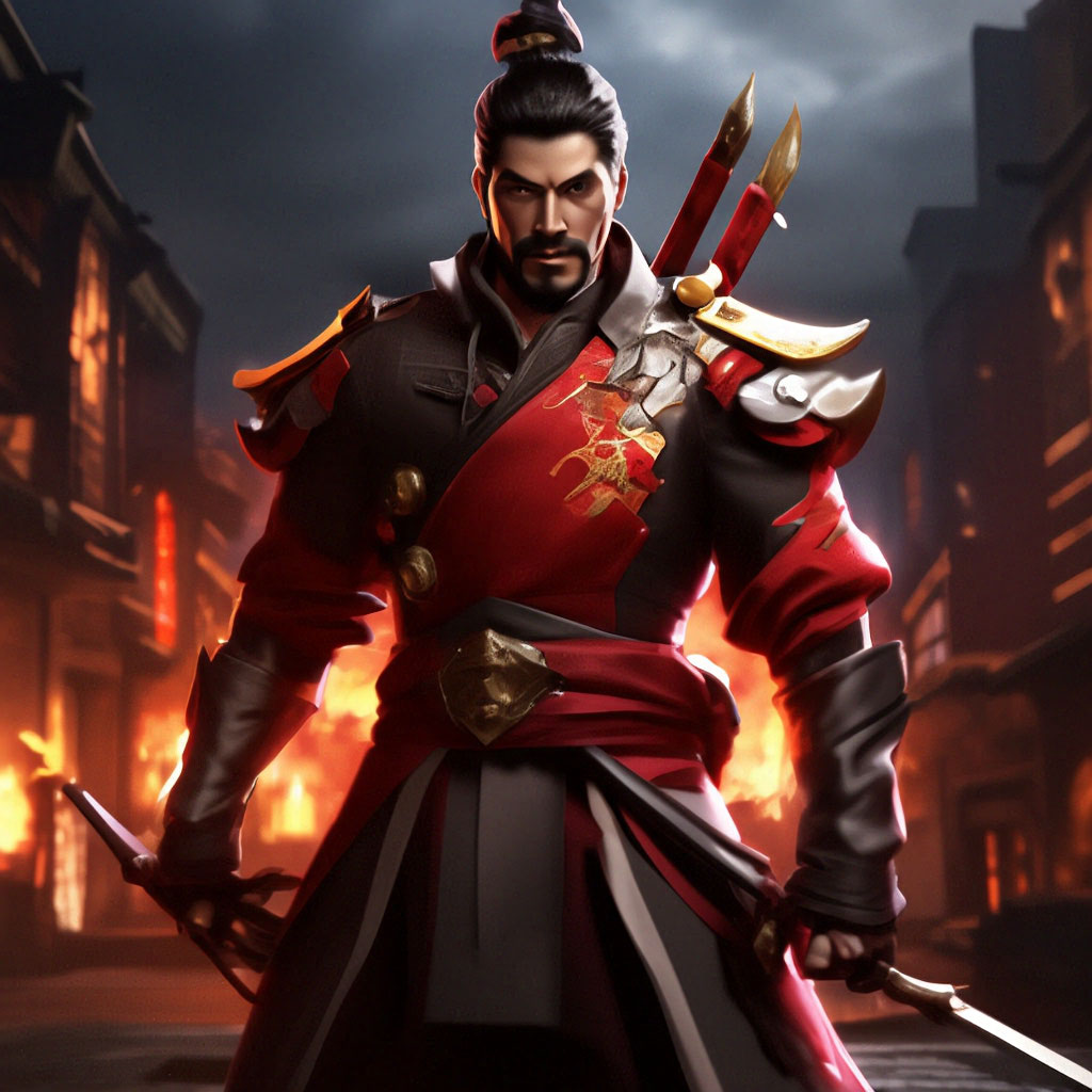 "The character from the Mobile Legends Bang Bang game Lee Soon-shin ...
