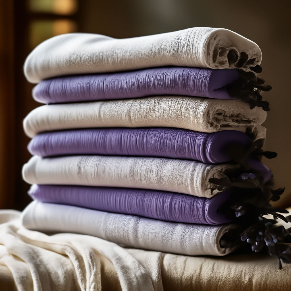 "A high stack of clean linen, a bouquet of lavender, juicy, sunny ...