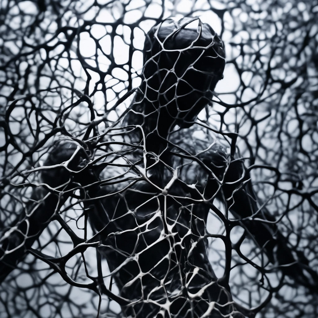 "The monotype of sublimated human bodily forms. Arterial tar network. A ...