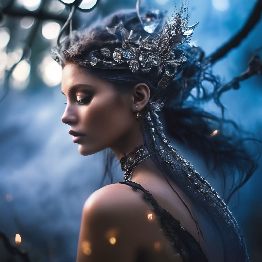 "Jump through the branches into the darkness Spitting over his shoulder ...