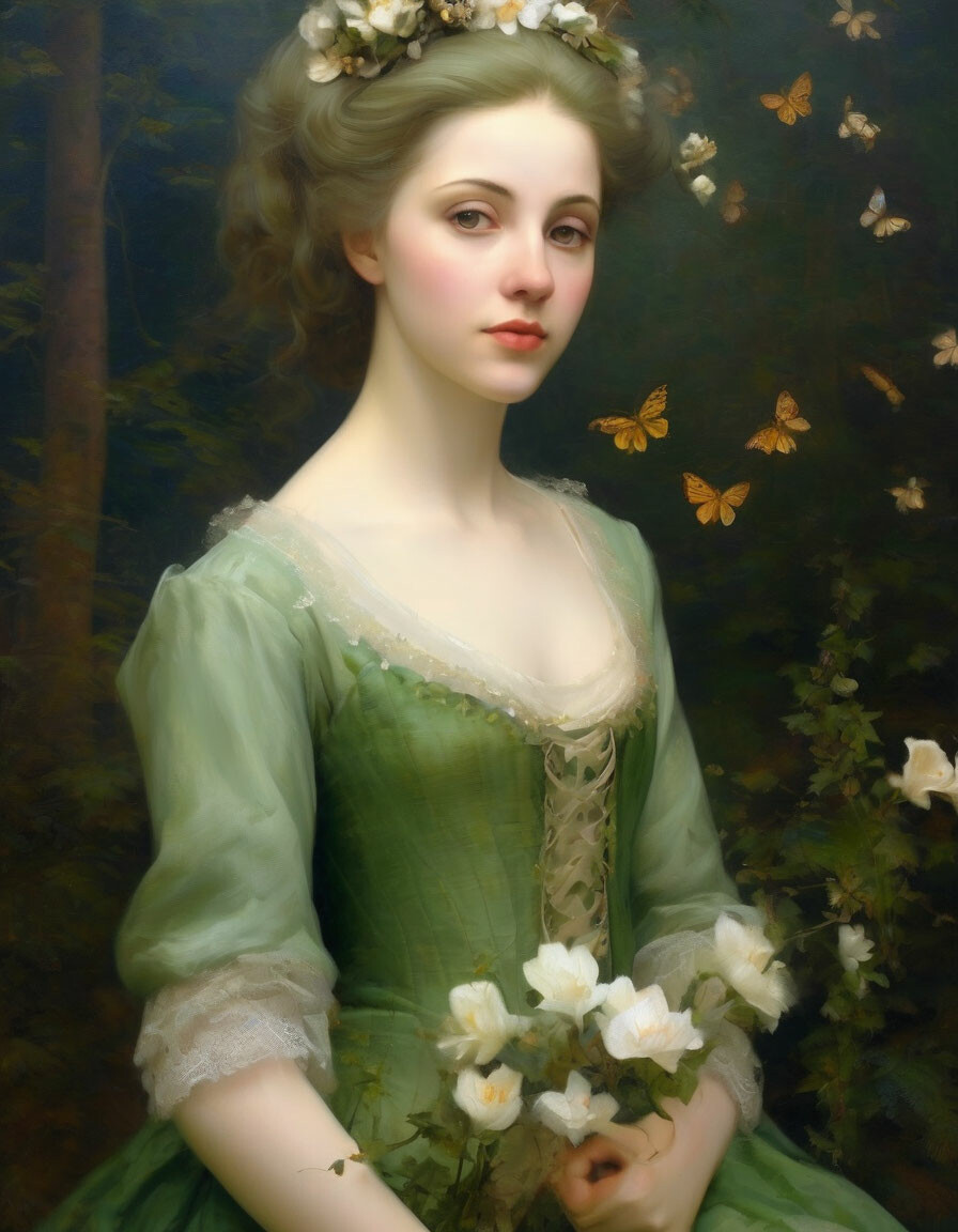 "A.D.O.L.L.F. William Bouguereau + Modigliani + klimt + rococo .female ...