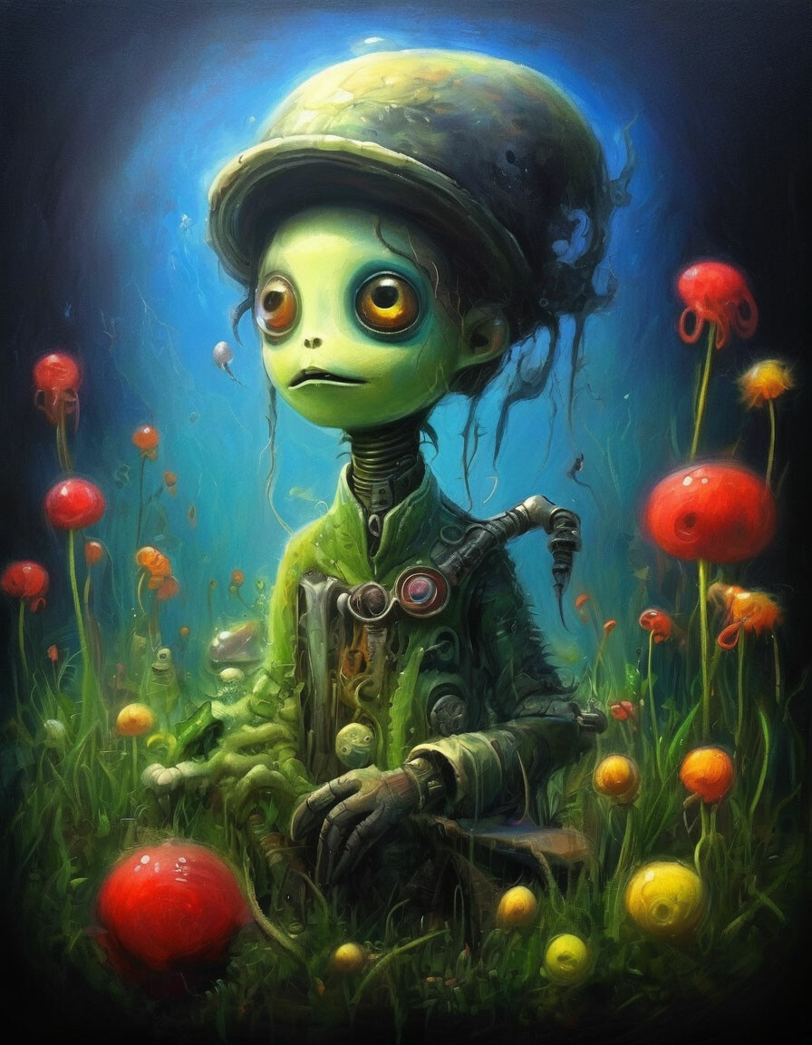 "@Chudo anime,стимпанк bioorganic style Miyazaki+Бёртон+Chudo children ...
