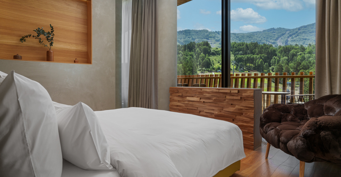 Manzherok (No:1, mikrorayon Kurort Manzherok, selo Ozyornoye), otel  Altay Cumhuriyeti'nden
