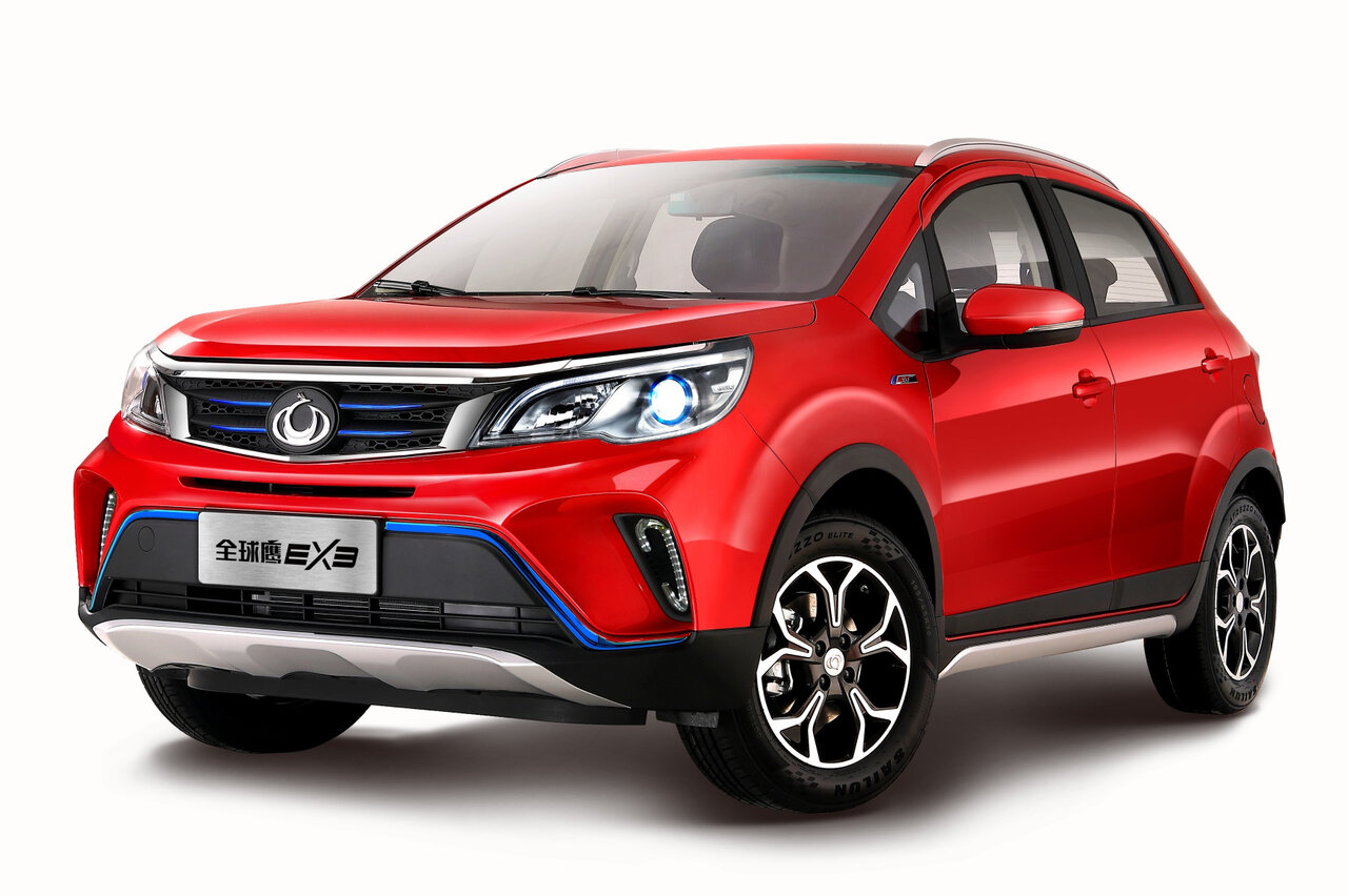 Geely Kandi EX3 2018 – 2018, Внедорожник 5 дв.: технические ...