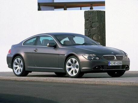 Купить б/у BMW 6 серии II (E63/E64) 645i 4.4 AT (333 л.с.) бензин автомат в Белой Глине: чёрный ...